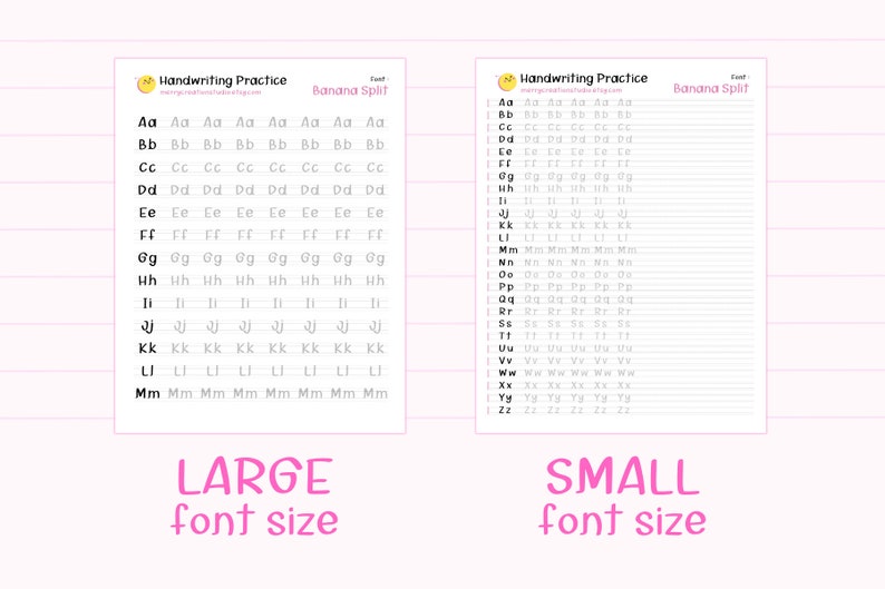 Neat Handwriting Hand Lettering Sheet Penmanship Practice,cute ...