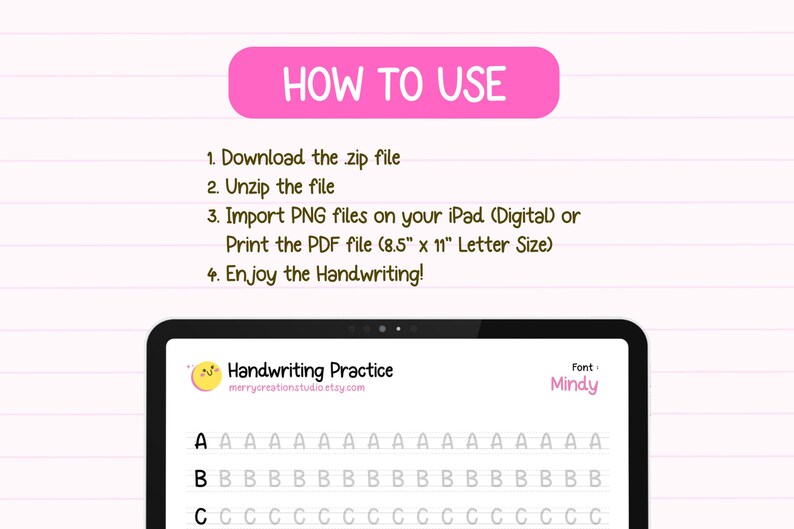 Cute Handwriting Hand Lettering Sheet Penmanship Practice,neat ...