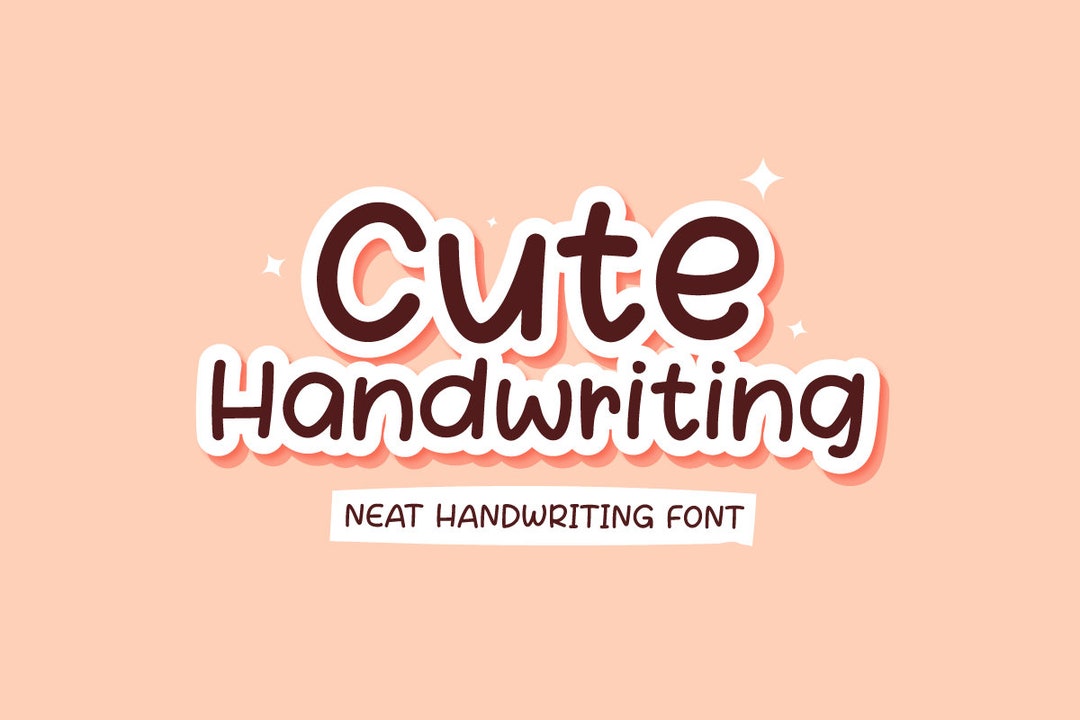 Cute Handwriting Font for Note Taking Font Goodnote Neat Handwritten ...