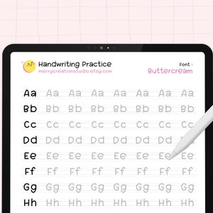 Cute Handwriting Hand Lettering Sheet Penmanship Practice,neat ...