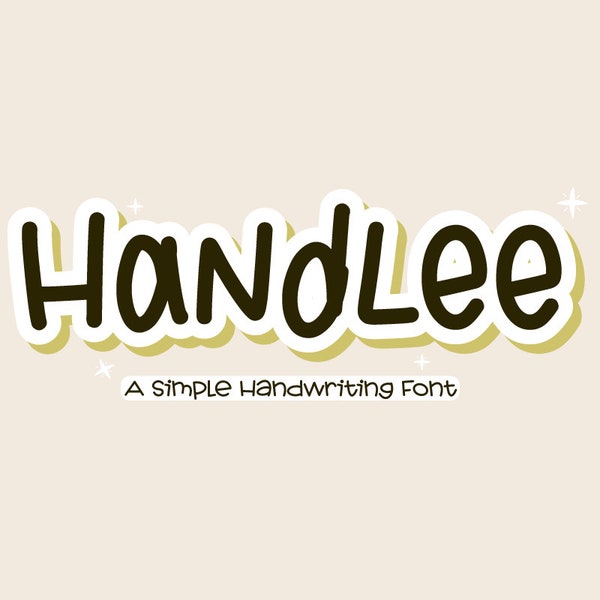 Kawaii Handwriting Font - Etsy