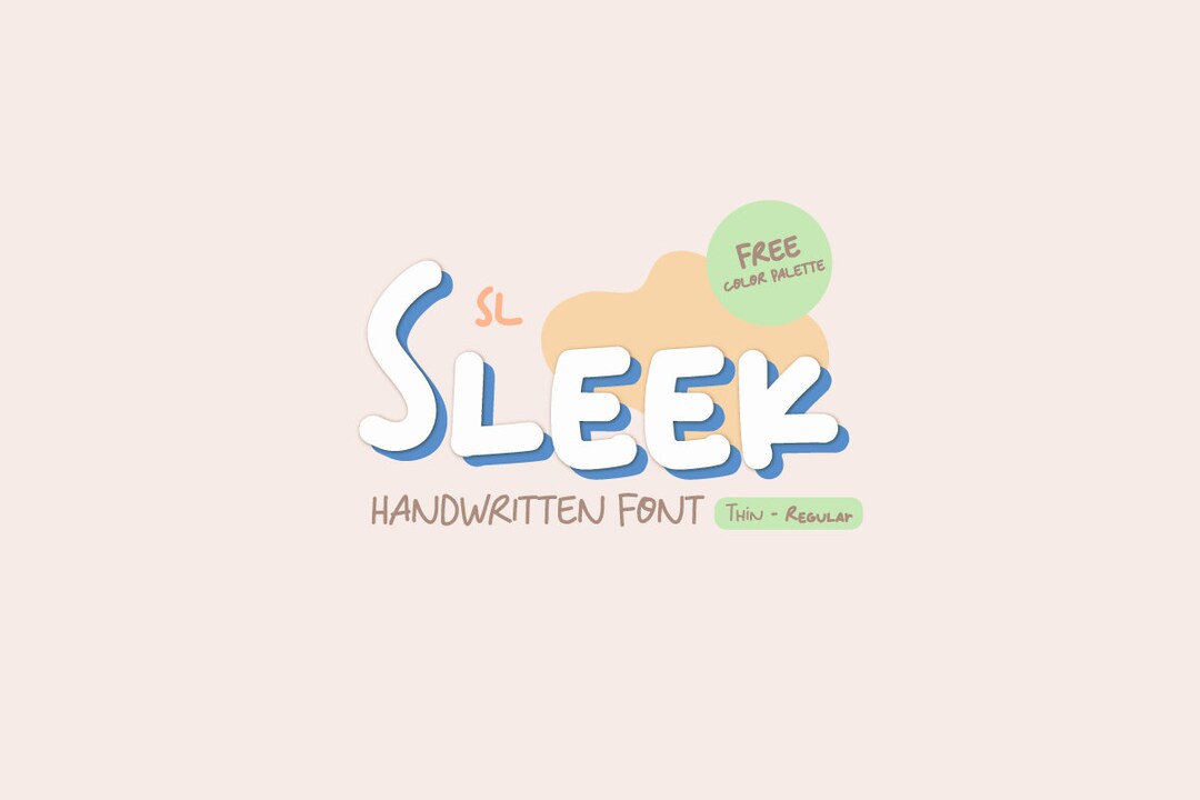 Sleek Font Girly Font, Neat Handwriting Font, Neat and Tidy Font ...