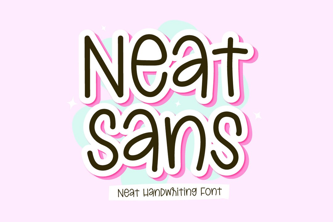 Neat Handwriting Font for Note Taking Font Goodnotes Thin Line Font ...