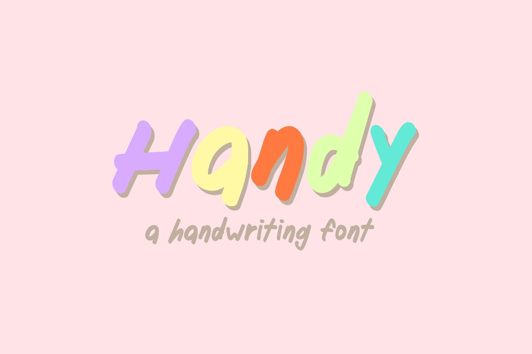 Neat Handwritten Font Modern Simple Font Notetaking Font Digital ...