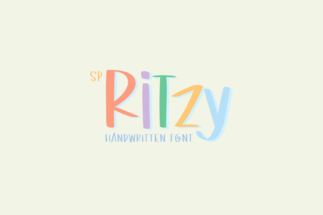 Ritzy Font Cute Font, Girly Font, Fun Font, Brushed Fonts, Font ...