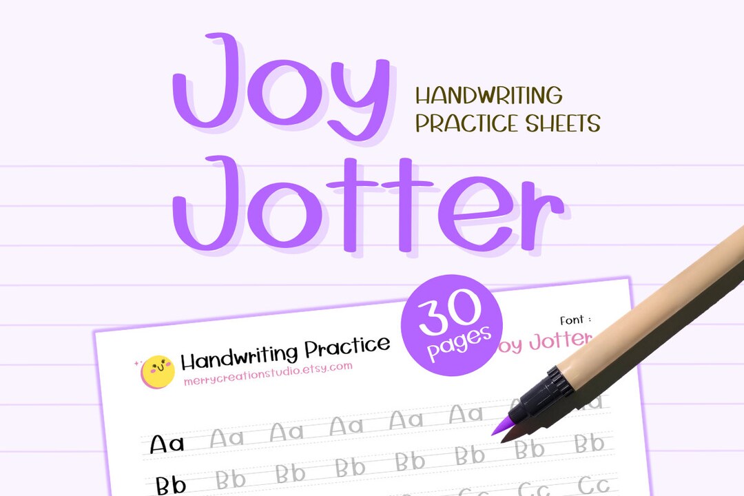 Cute Handwriting Hand Lettering Sheet Penmanship Practice,neat ...