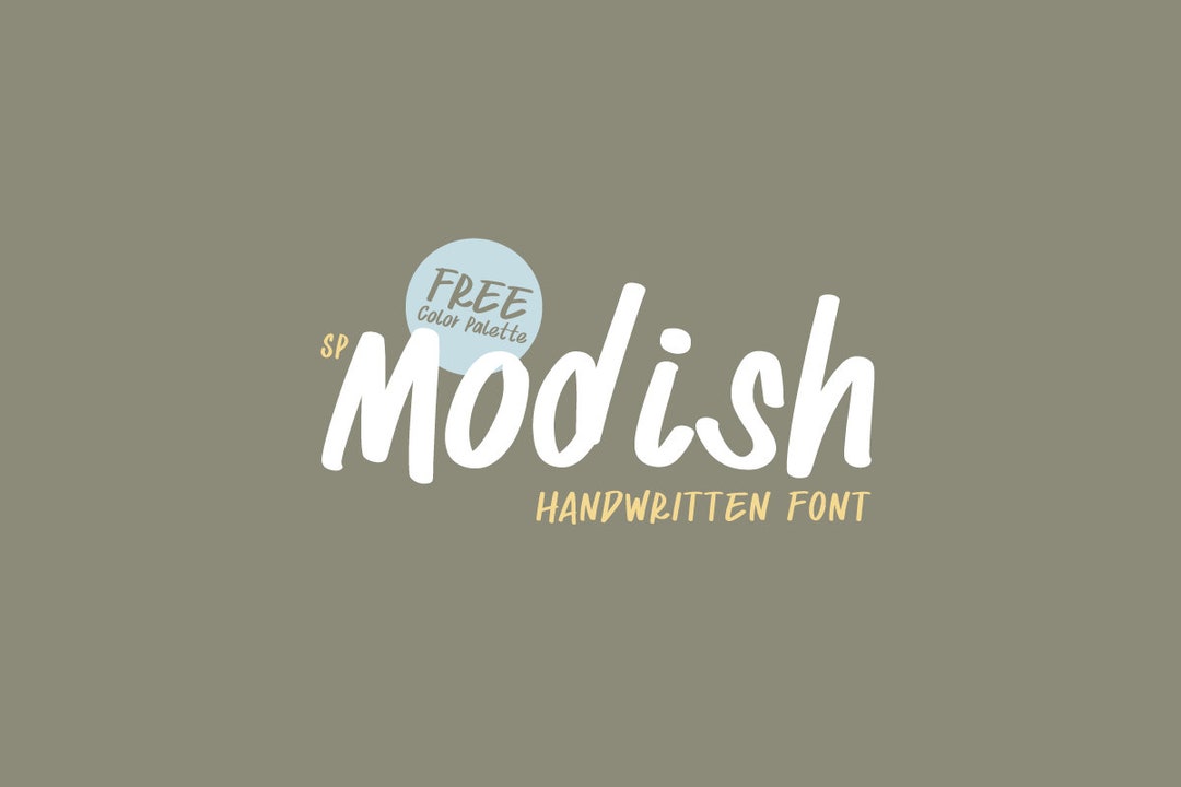 Modish Font Modern Font, Neat Handwriting, Monoline Font, Clean Font ...