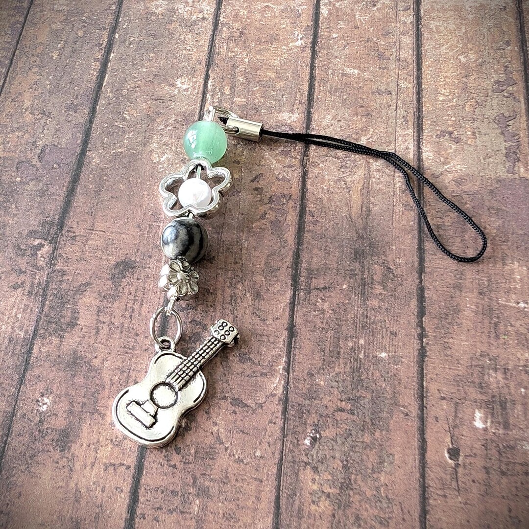 Joel the Last of Us TLOU Inspired Phone Charm, Glass Beads, Metal ...