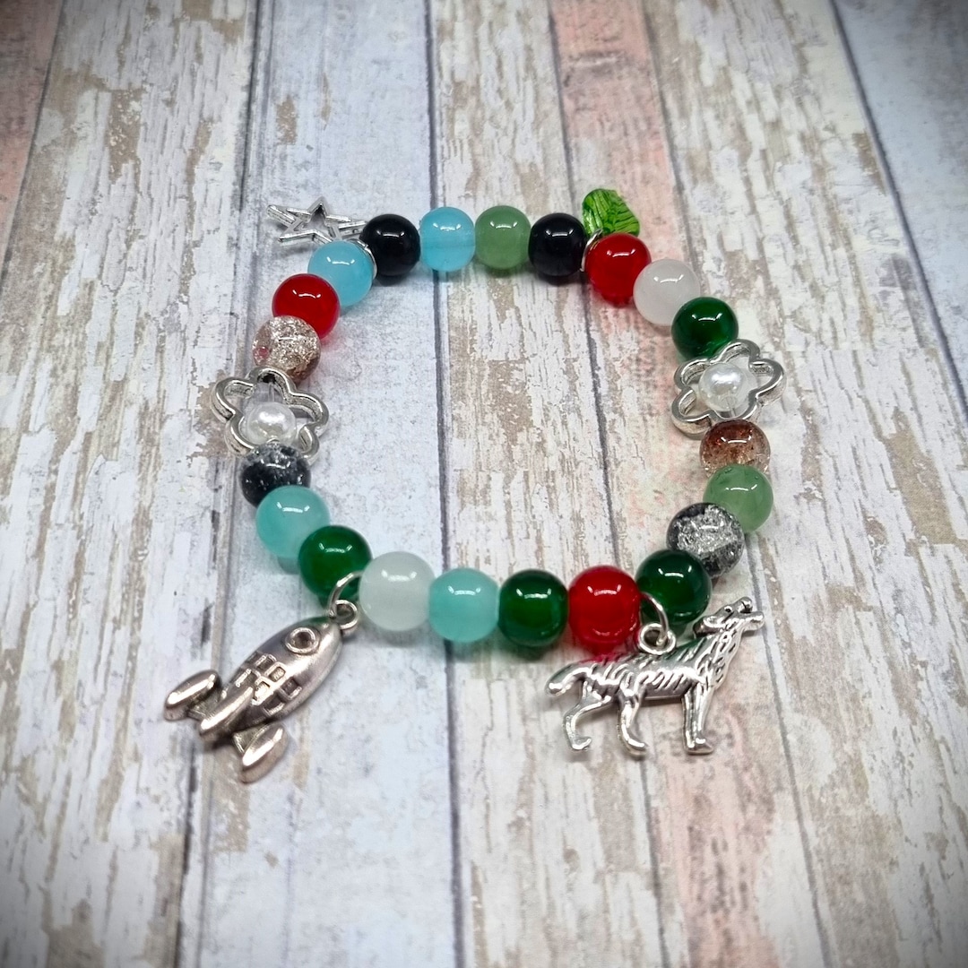 Daniel Life is Strange Inspired Bracelet, Elasticated, Glass Beads ...