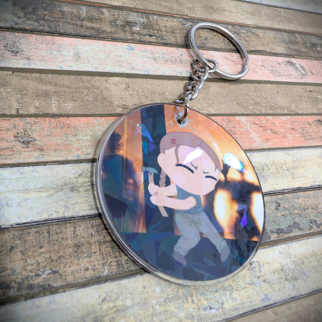 Handmade Abby the Last of Us TLOU Chibi Style Holographic Acrylic ...