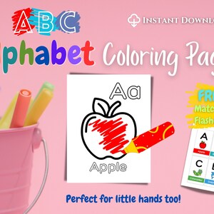 Educational ABC Coloring Pages, Toddler Activities, Worksheets for Kids ...