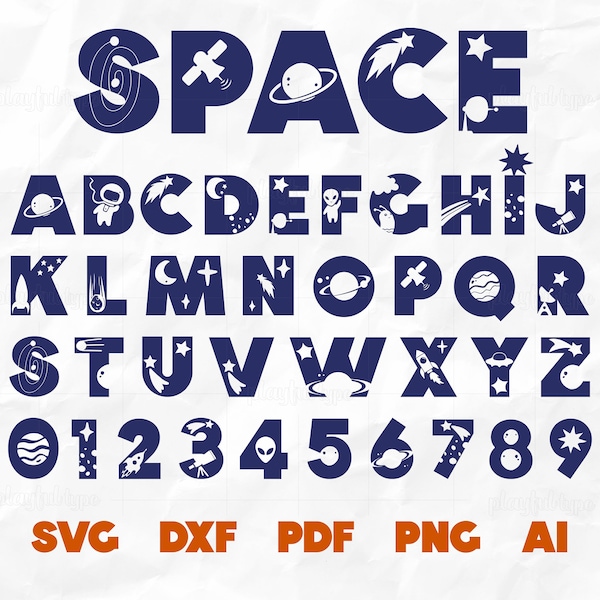 Space Svg - Etsy