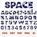 Space Alphabet SVG: Cosmic Font, Kids Birthday (digital Files) - Etsy