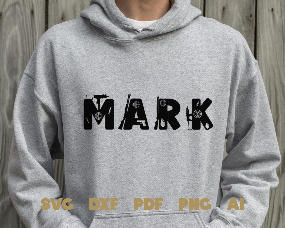 Guns Font SVG | Gun Alphabet Svg, Gun Rights Letters, 2nd Second ...