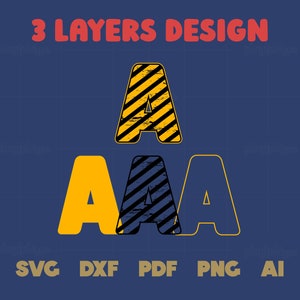 Construction Alphabet SVG: Stripes Font, Road Letters (cut Files) - Etsy