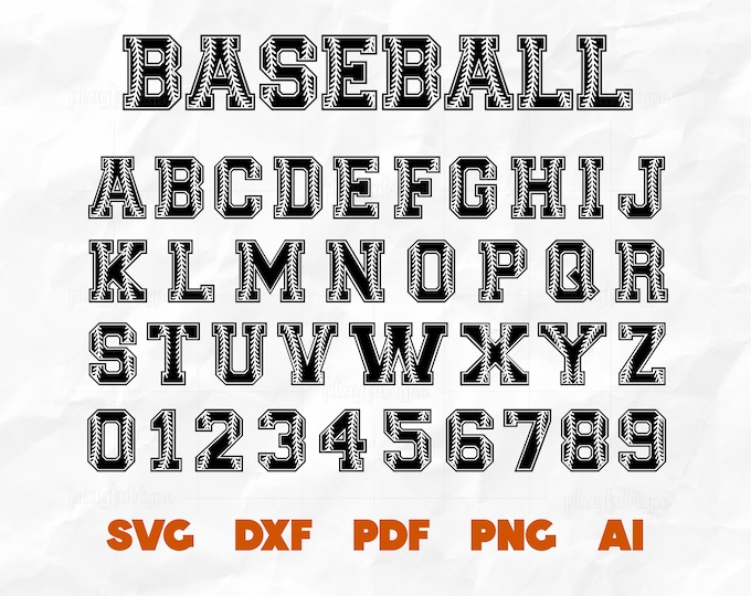 Football Font SVG | Football Alphabet Svg, College Varsity Font ...