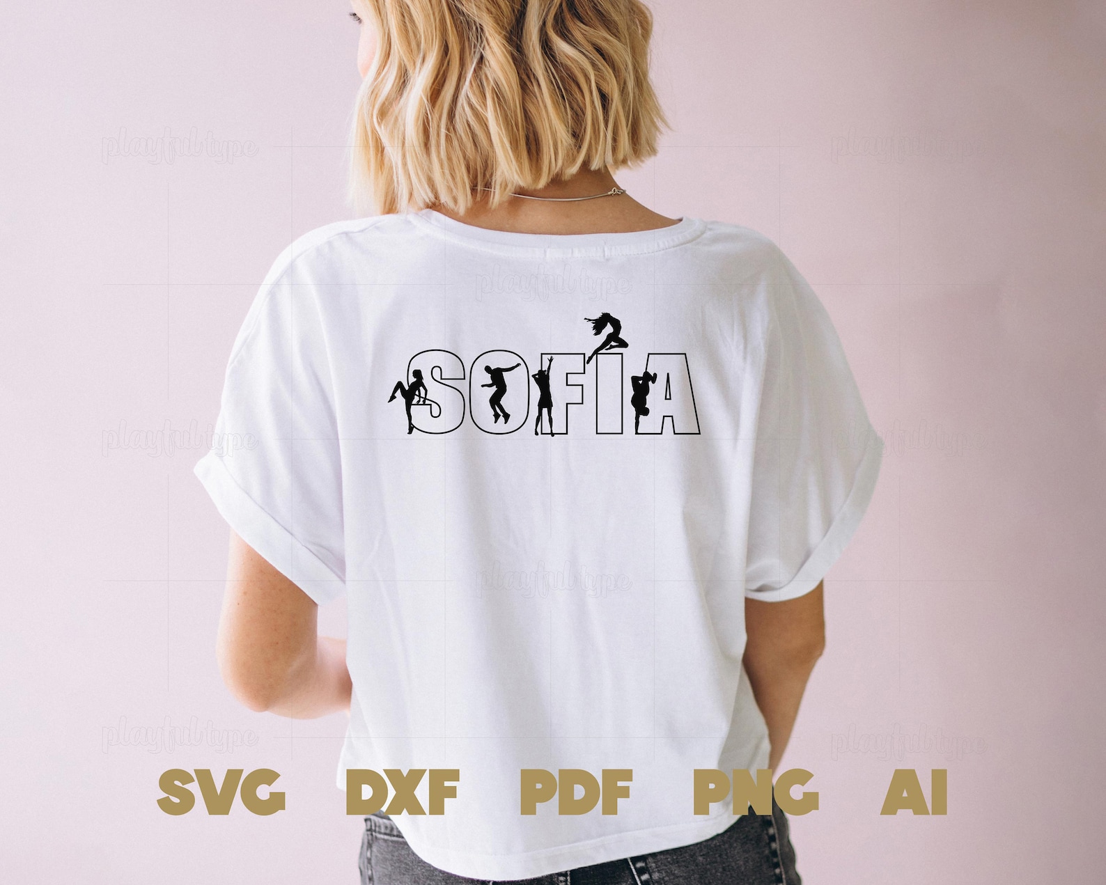Dance Alphabet SVG: Dancer Font, Letters, Numbers (cut Files) - Etsy