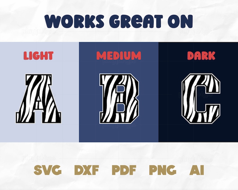 Zebra Font SVG | Varsity Jungle Letters PNG, Wild Animal Print Alphabet ...