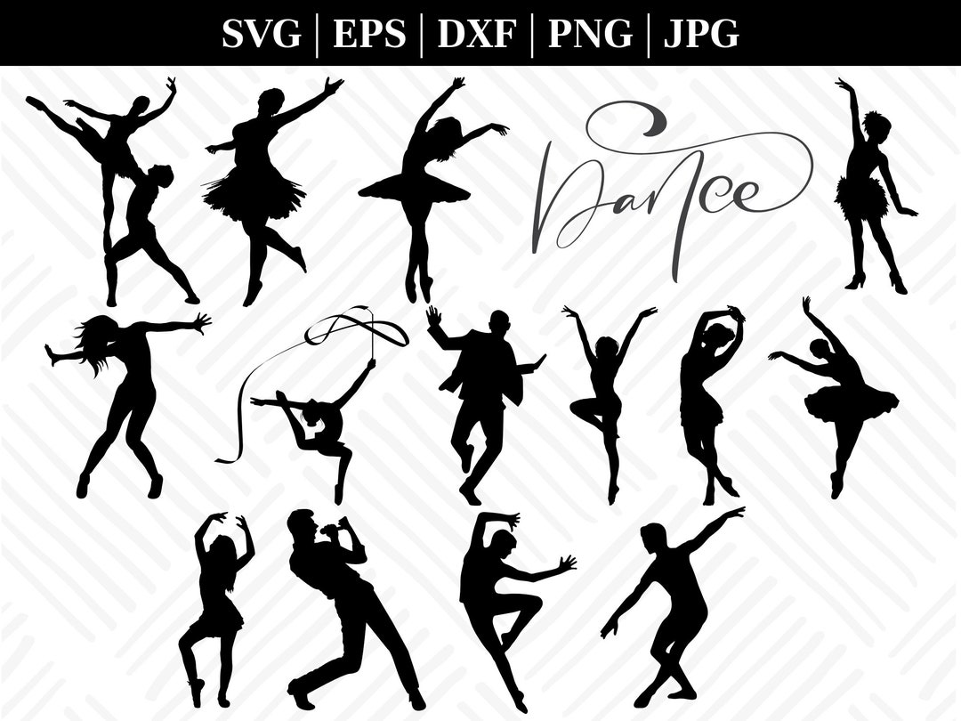 Dance SVG - Music Svg - Dance Silhouette - SVG Cut Files - Dance Bundle ...