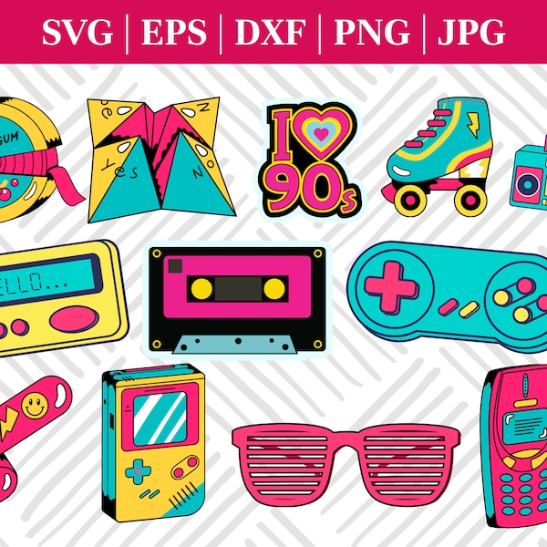 90s Clipart - Etsy