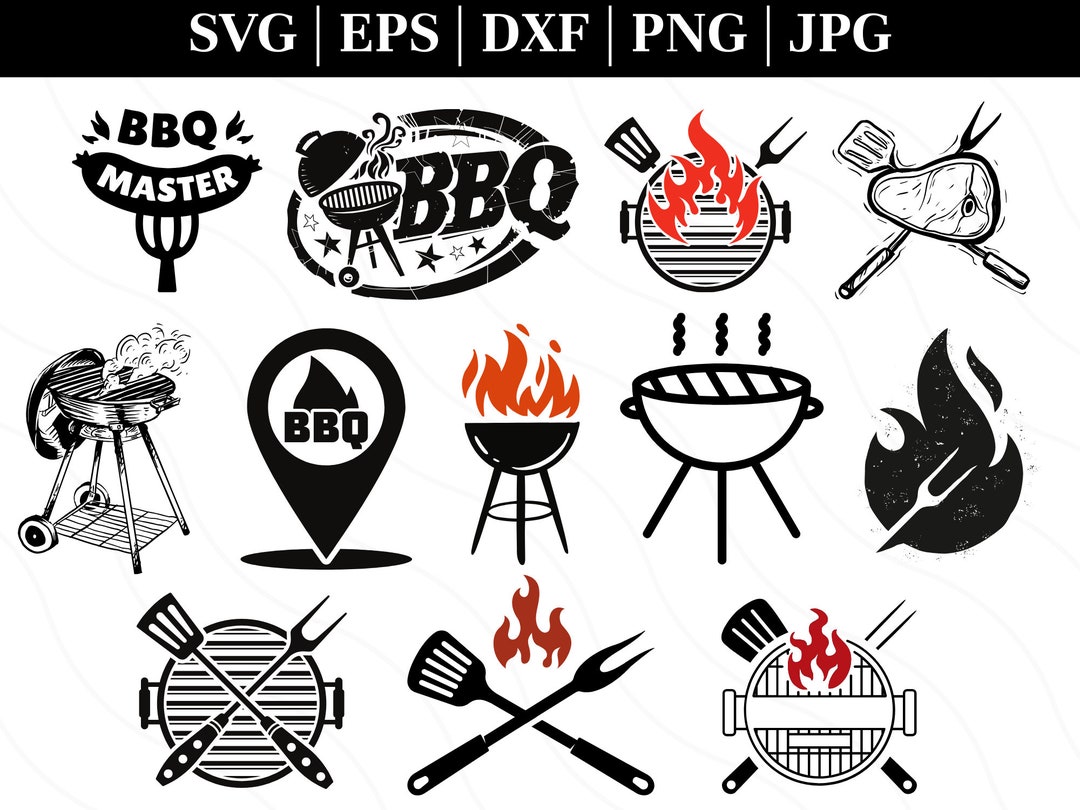 Barbeque SVG Bundle, BBQ Svg Bundle, BBQ Svg, Grilling Svg, Kitchen Svg ...