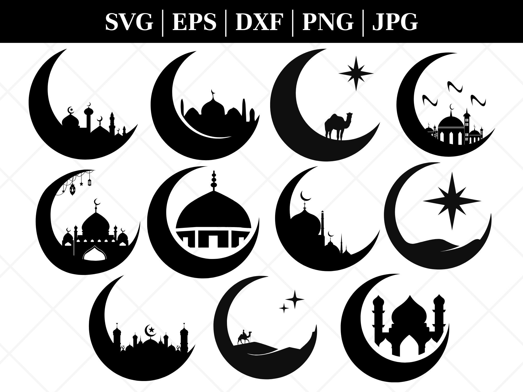 Ramadan Svg, Ramadan Mubarak Svg, Muslim Svg, Ramadan Printable ...