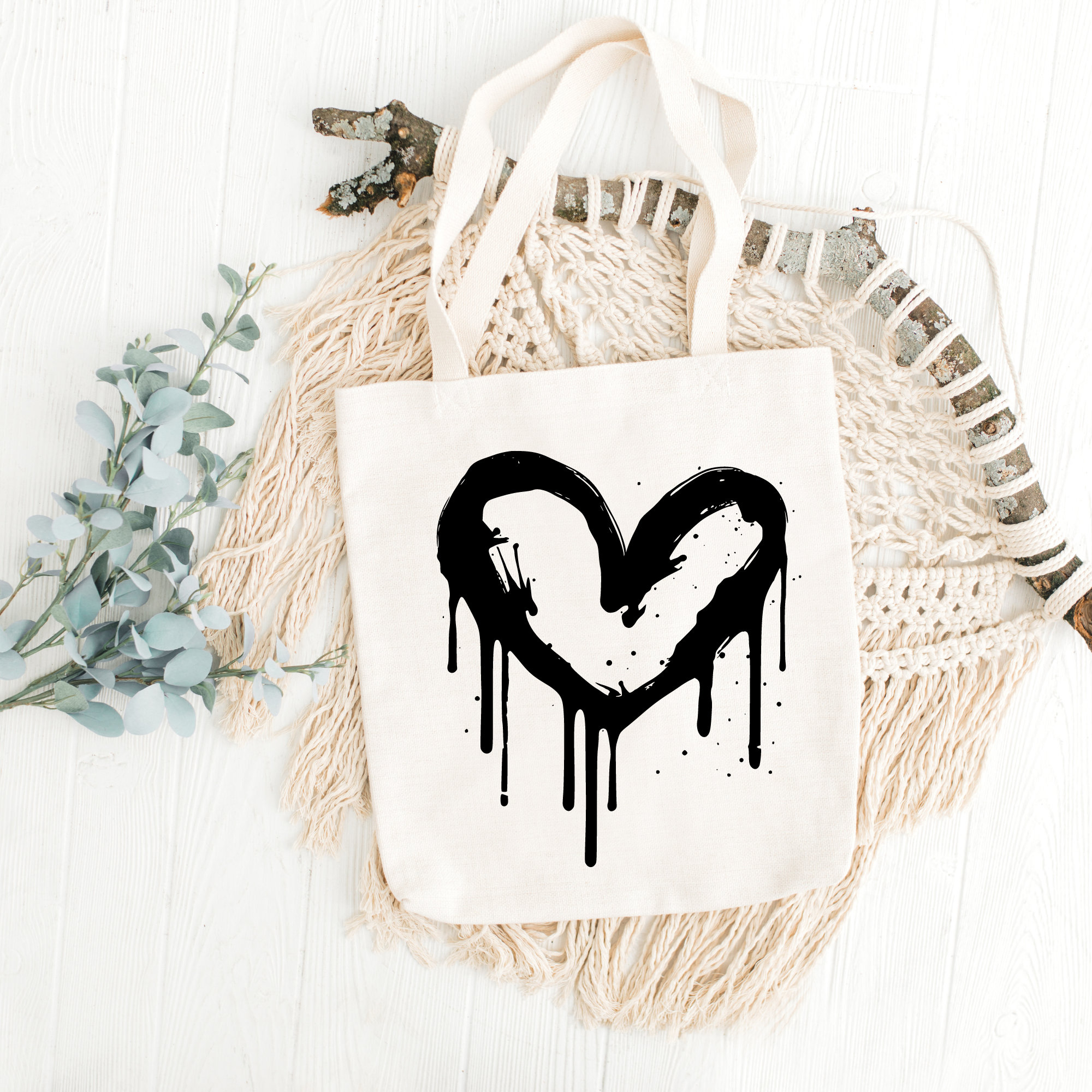 Melting Heart SVG, Black Dripping Heart Clipart, Heart Cut File ...