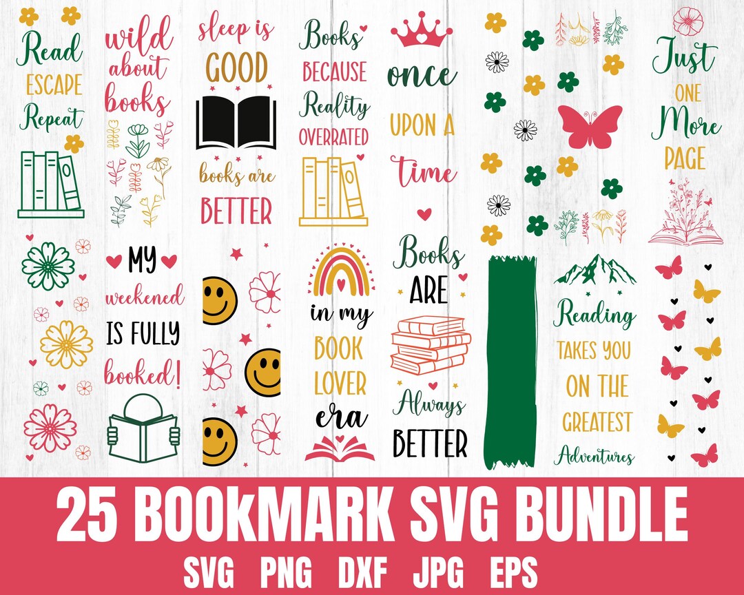 Bookmark Svg-png Bundle,bookmark Template Svg,bookmark Quote Svg ...