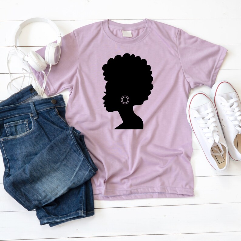 Afro Woman SVG, Afro Girl Svg, Afro Queen Svg, Afro Lady Svg, Curly ...