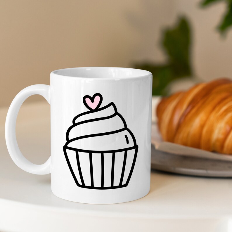 Cupcake SVG Bundle, Muffin SVG File for Cricut, Bakery Cut File ...