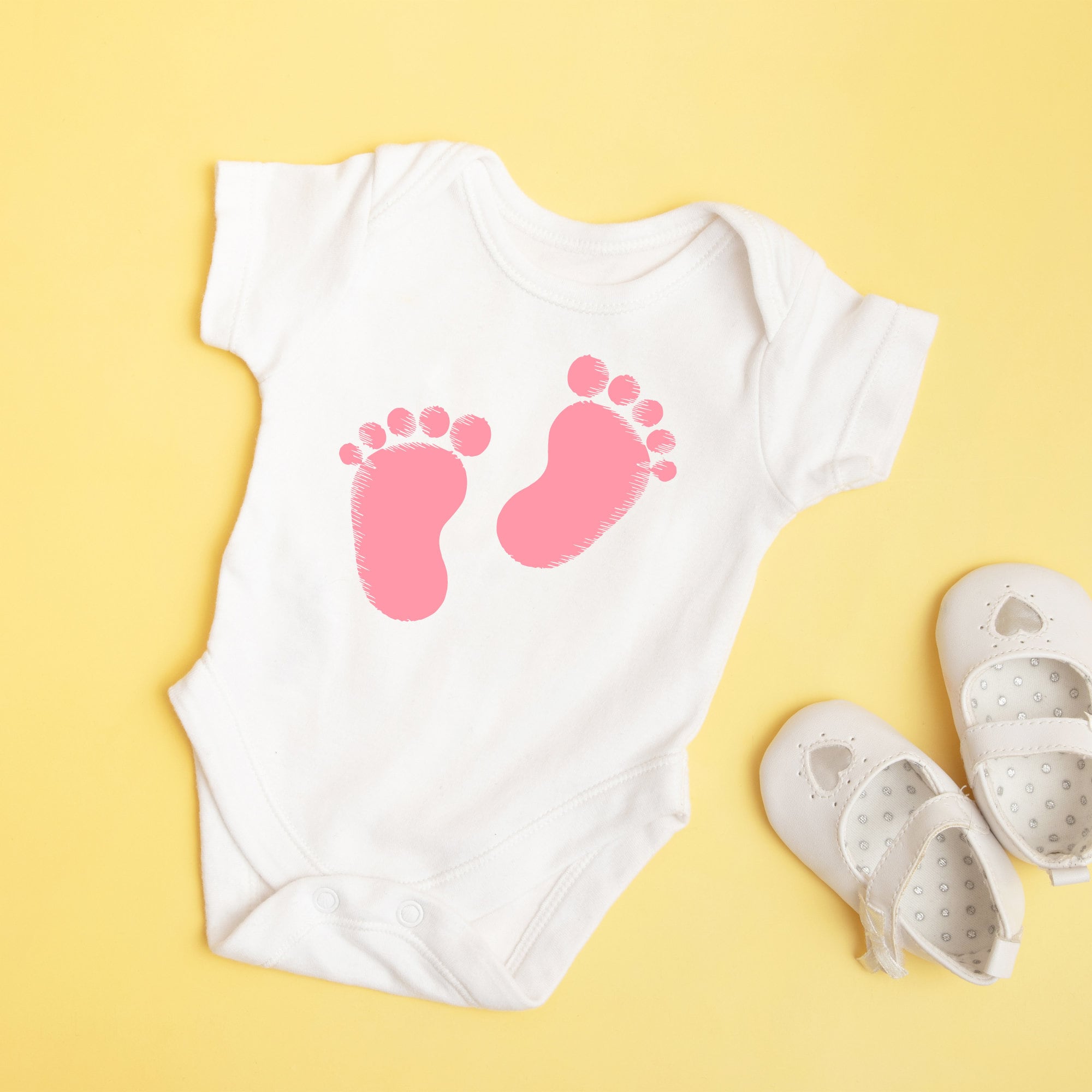 Baby Feet SVG Footprint Cut File Cute Footprints Baby Shower Gender ...