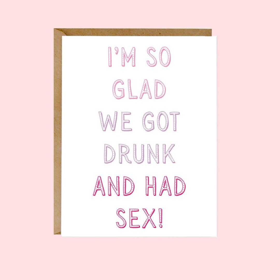 Sex Anniversary Card, Cheeky Anniversary Card, Anniversary Card for ...