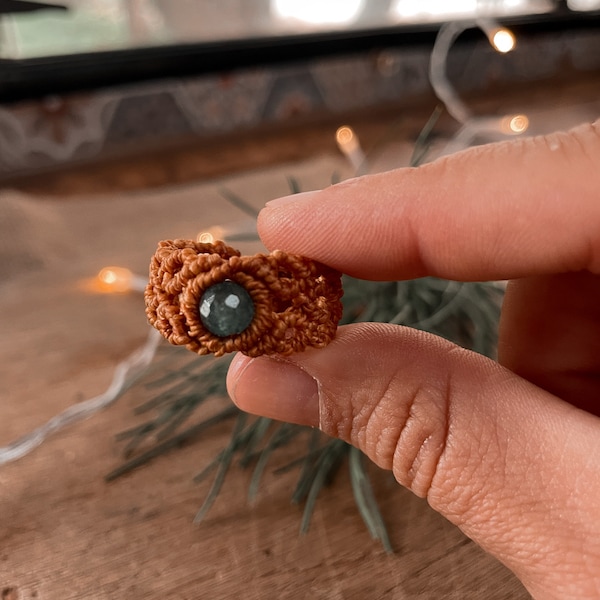 Macrame Ring - Etsy