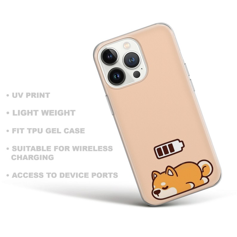 Playful Shiba-inu Phone Case Kawaii Dog Cover for iPhone 15 14 13 12 ...