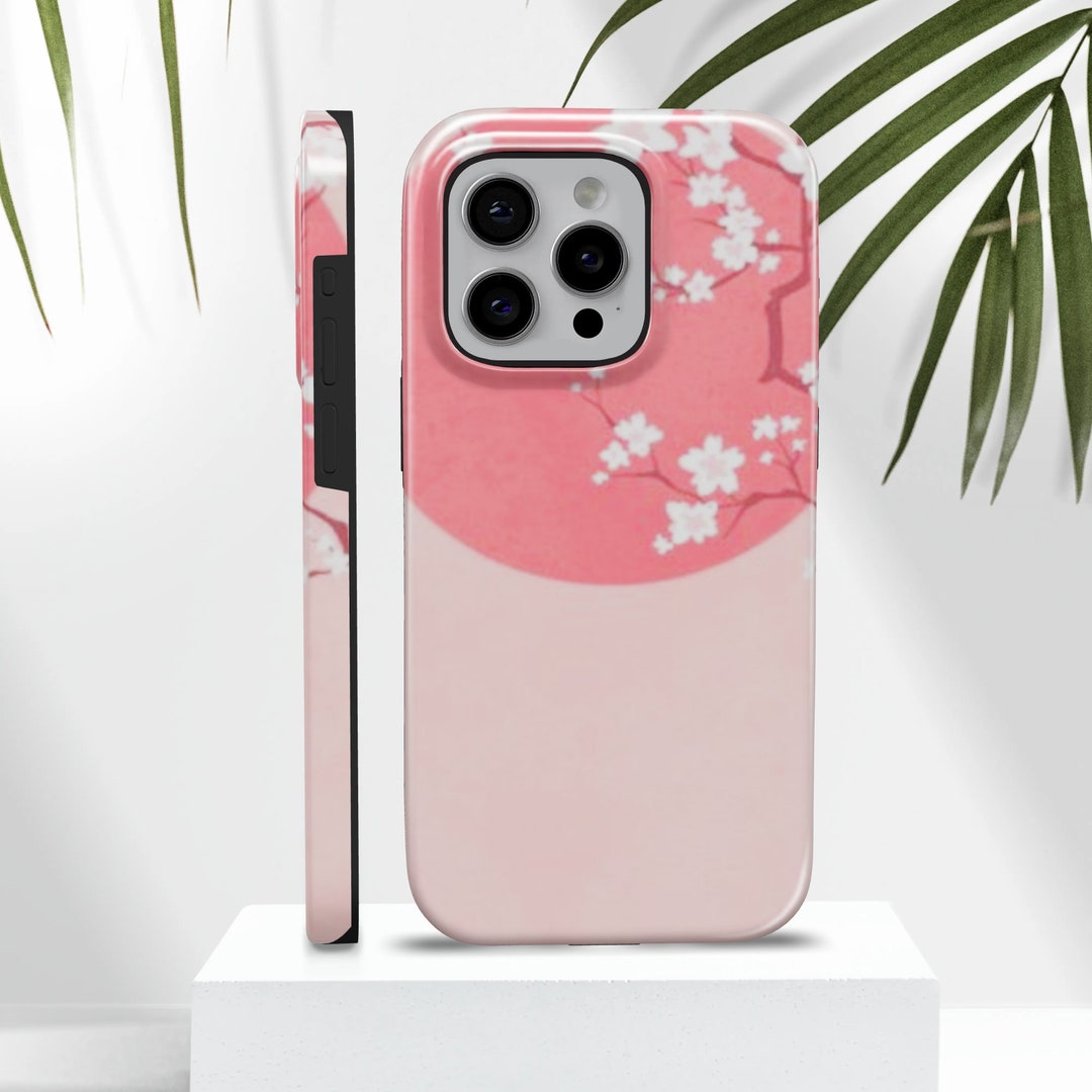 Japanese Sakura Phone Case Aesthetic Glam TOUGH Cover for iPhone 16plus ...