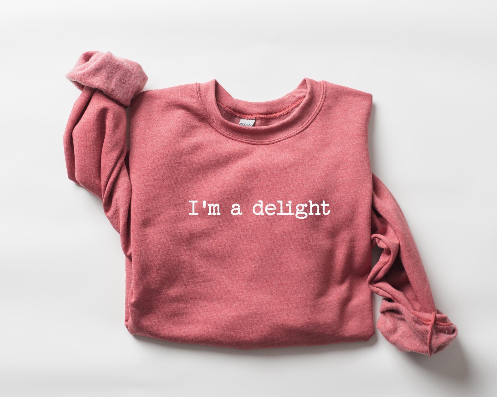 I'm a Delight Sweatshirt, Funny Sayings Shirt, Cute Sarcastic Sweater ...