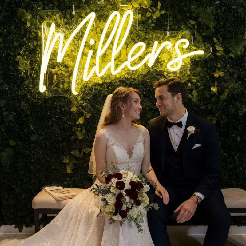Custom Wedding Neon Sign - Etsy