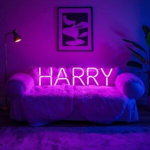 Custom Text Neon Sign Light Personalized Led Sign Wall Decor Wedding ...