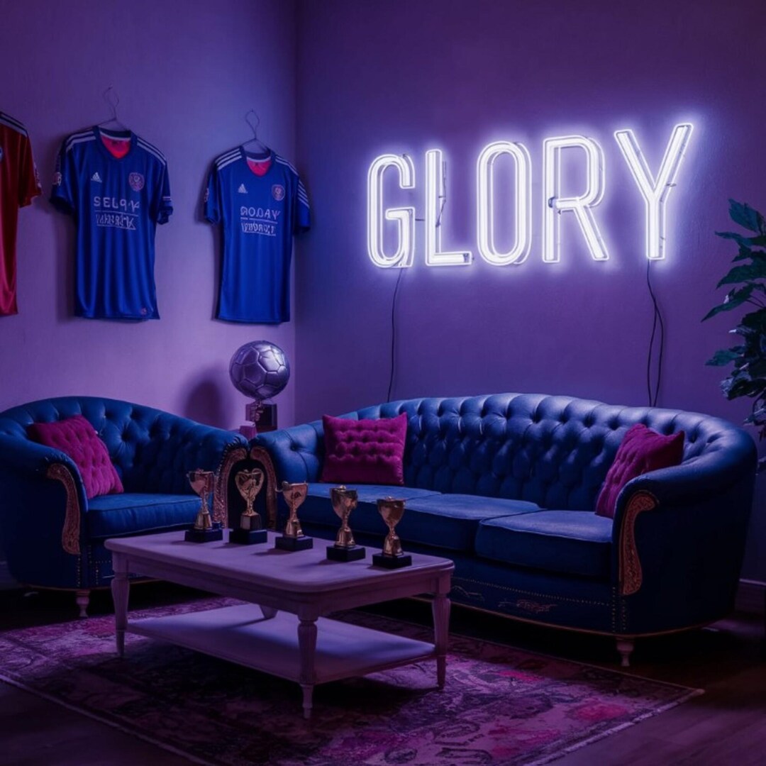 Glory Gamer Room Neon Sign Gaming Room Neon Wall Decor Neon Lights for ...
