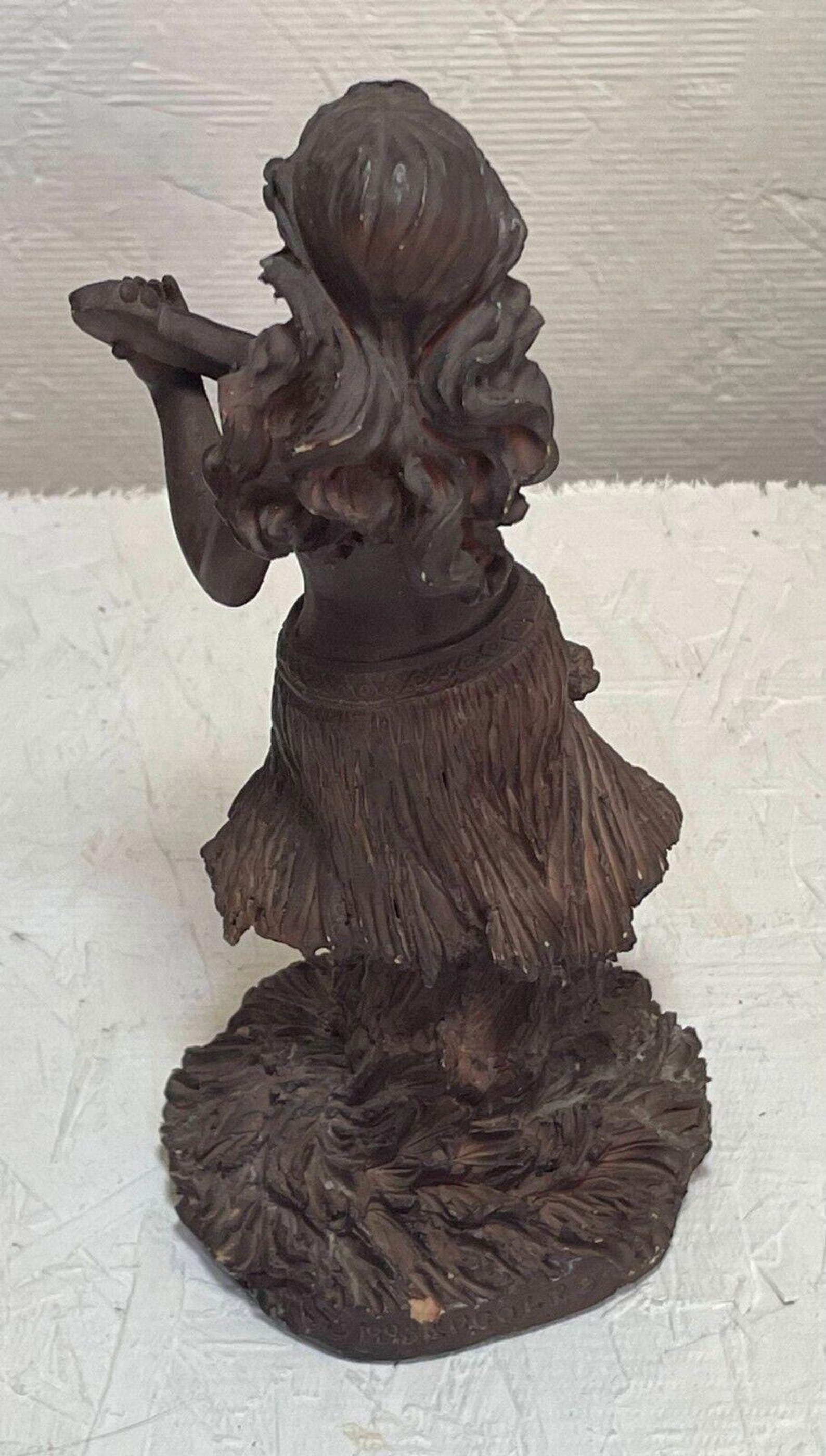 Vintage Hula Girl Ancient Hawaii Tiki Aloha Bronze - Etsy