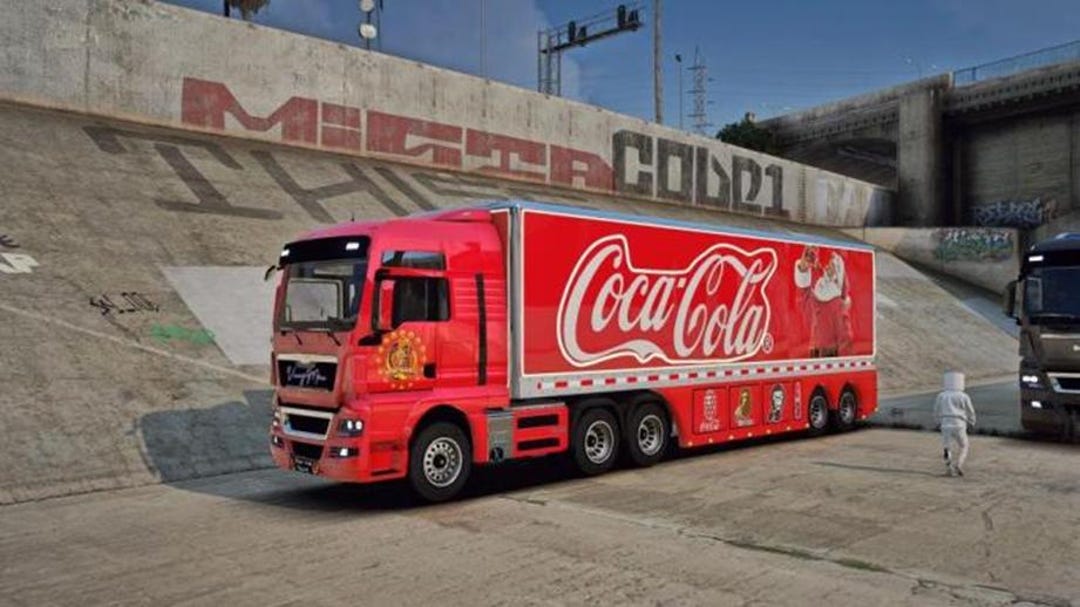 MAN TGX V8 Euro 5 10x10 Coca Cola Livery - Etsy