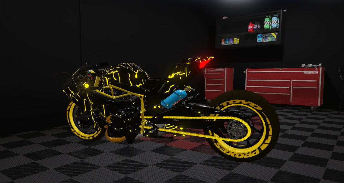 Ninja H2r Custom With Lights Fivem - Etsy Canada
