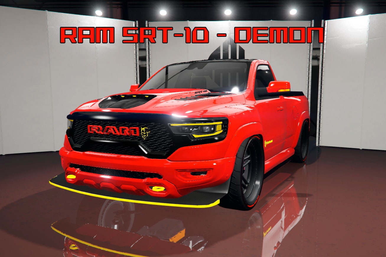 RAM Srt-10-demon Custom With Lights! - Etsy