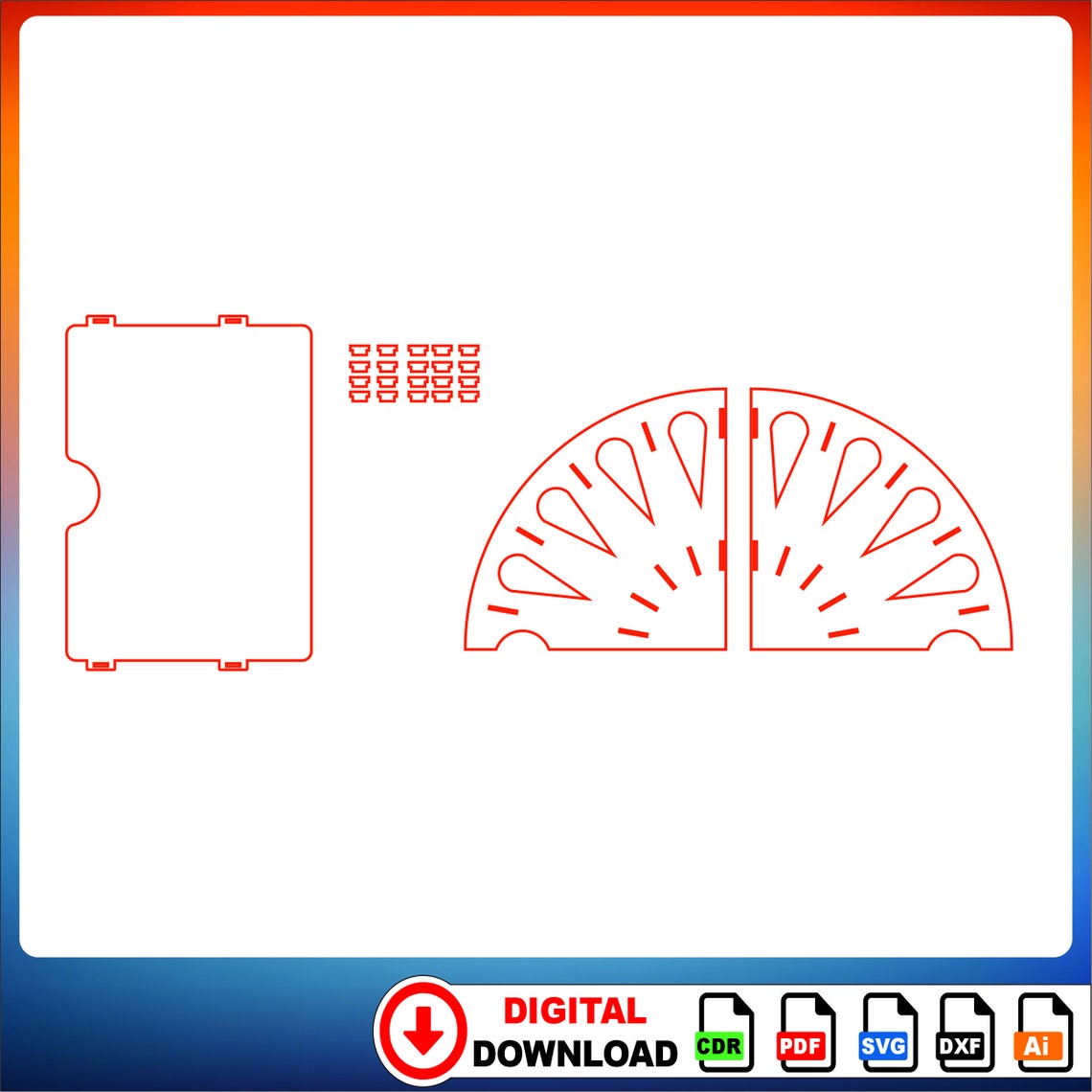 Laser Cut Office Desktop Stationery Rack Letter Magazine File Folder ...