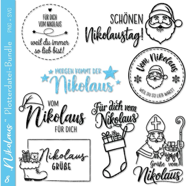 Plotterdatei nikolaus - Etsy.de