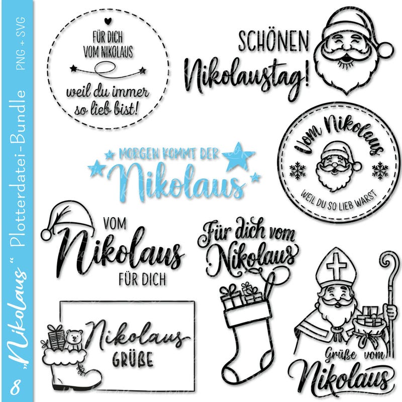 Plotterdatei nikolaus - Etsy.de