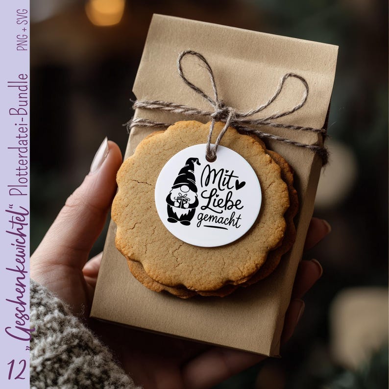 German Plotter File Gift Elf | Elf SVG Bundle | Gift SVG | Gift Sayings ...