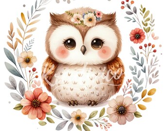 Owls PNG Woodland Animals PNG, Clip Art, Woodland Animals Owl ...