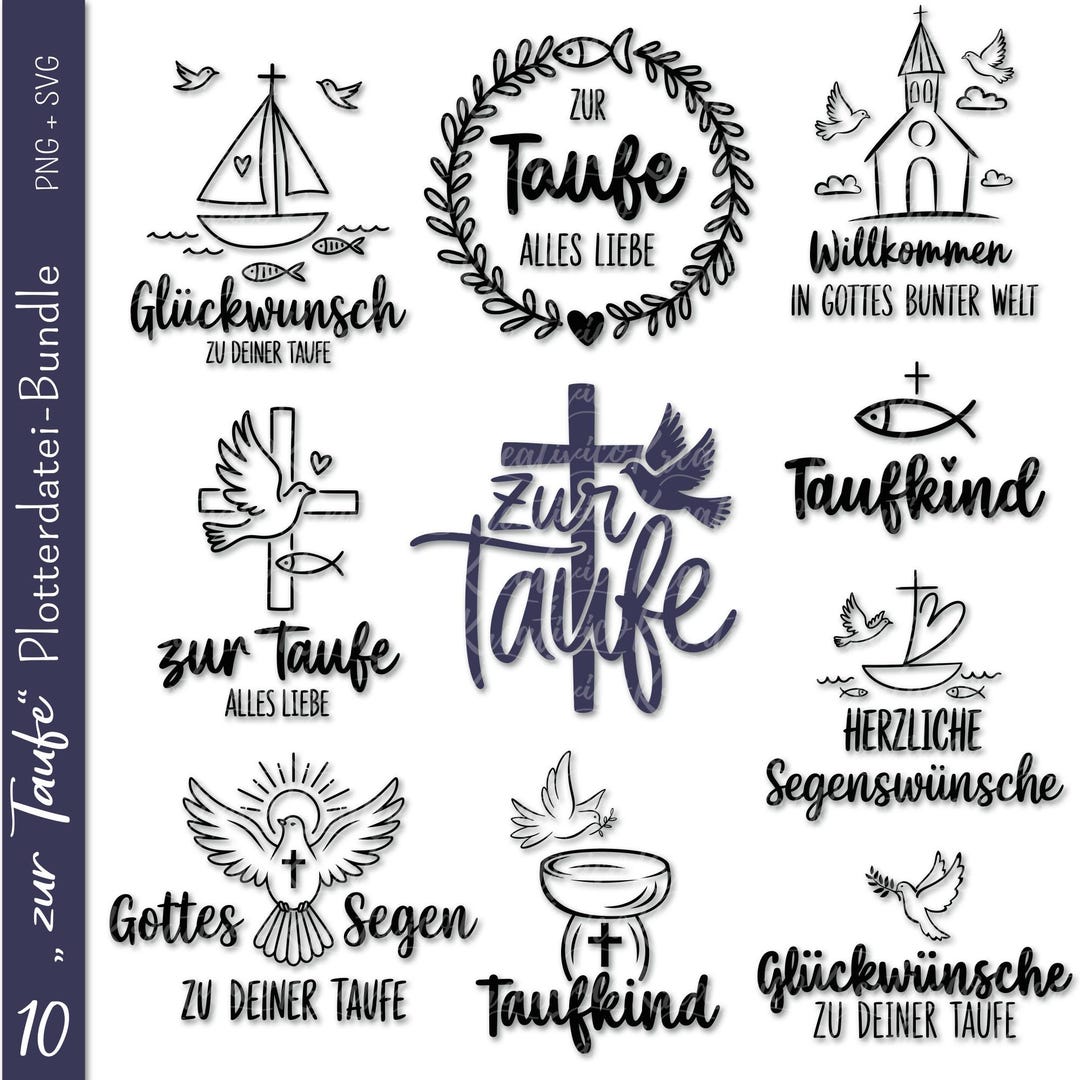 Baptism Plotter File SVG, Baptism Gift, Baptism Laser File DXF, Cricut ...
