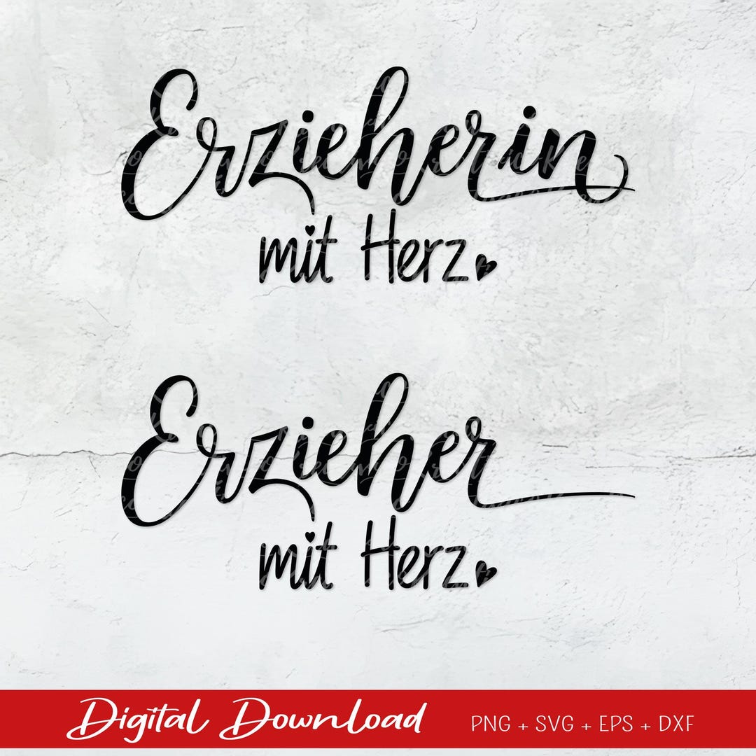 German Plotter File Educator With Heart | Educator With Heart SVG ...